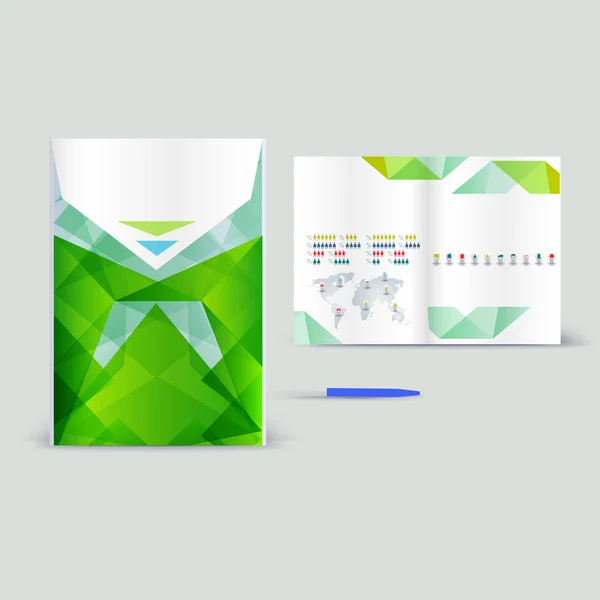 Booklet, promotion template Stock Vector Image by ©Wildrabbit #157019386