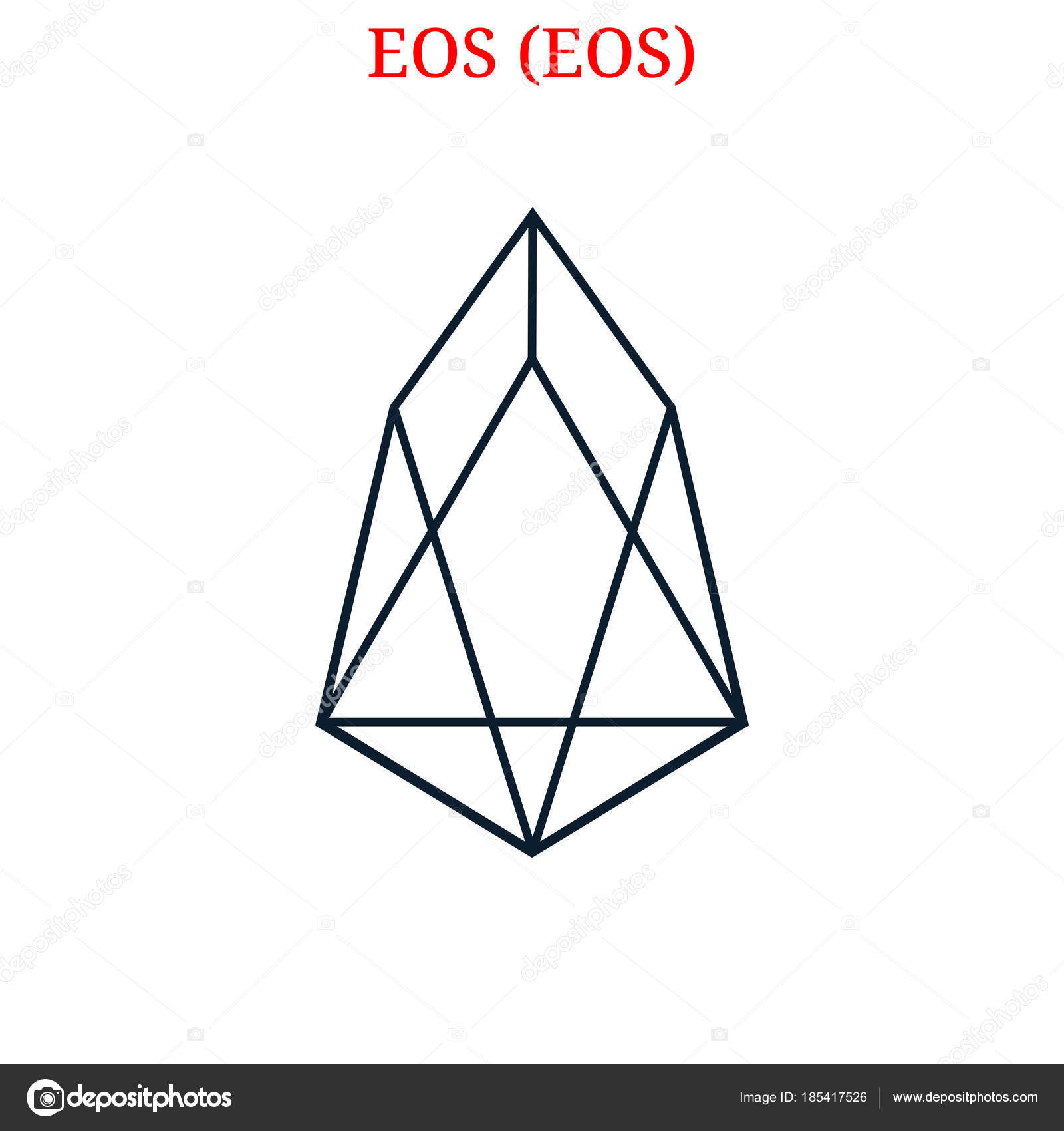 Vector EOS (EOS) logo Stock Vector Image by ©titan81 #185417526