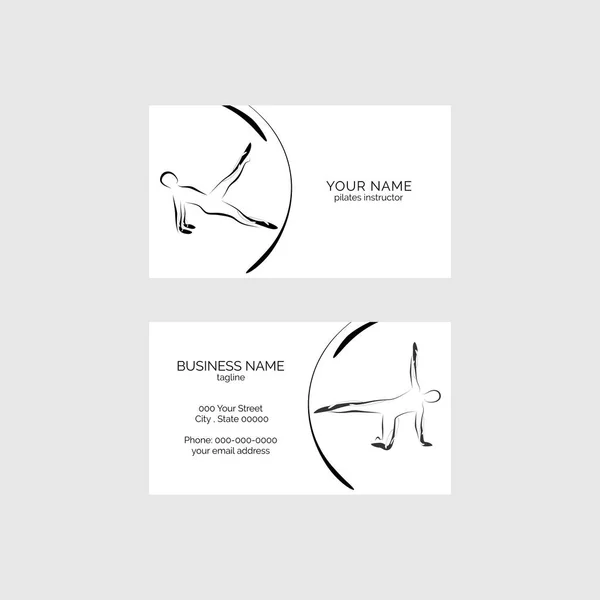 6,403,038 Pilates business card Vector Images | Depositphotos
