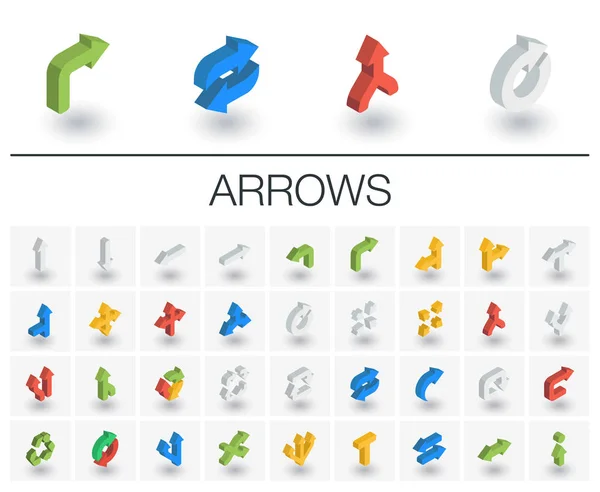 100,000 Isometric arrows Vector Images | Depositphotos