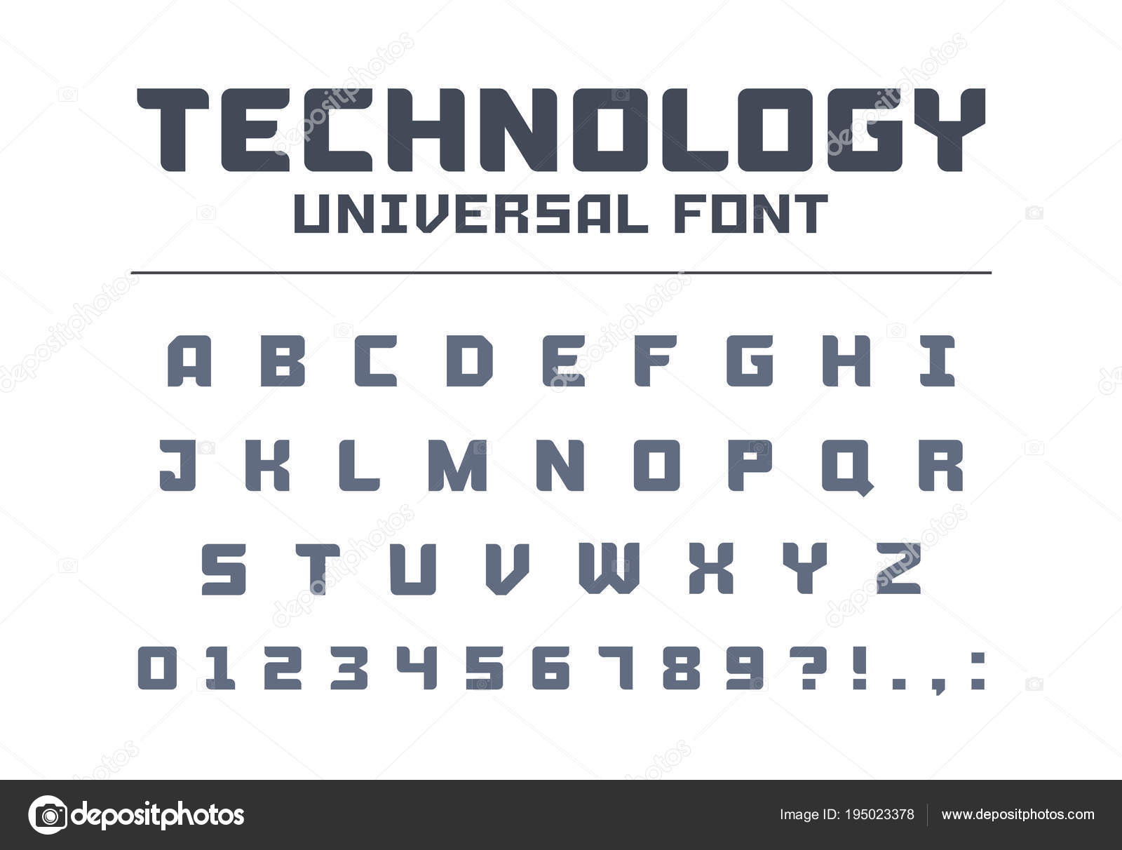Technology Universal Poster Font Type Strong Construction Engineering ...