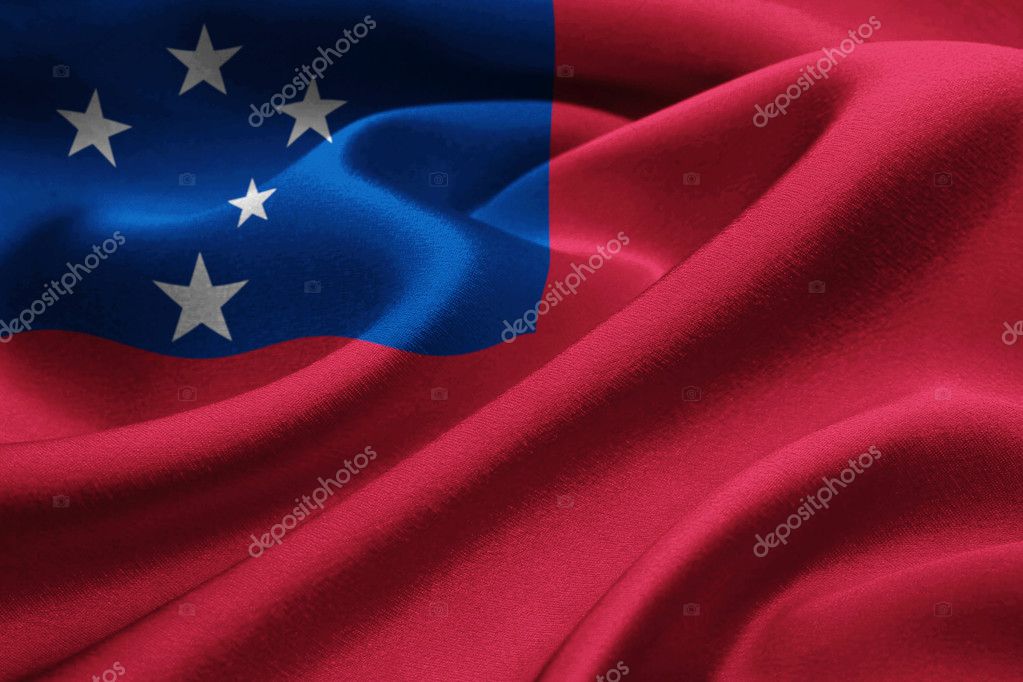 Flag of Samoa — Stock Photo © realinemedia #127873690