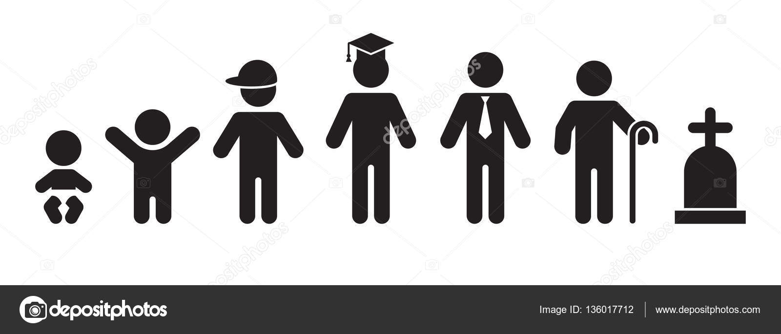 Todas las edades icono plano Vector de stock por ©kharlamova_lv 136017712