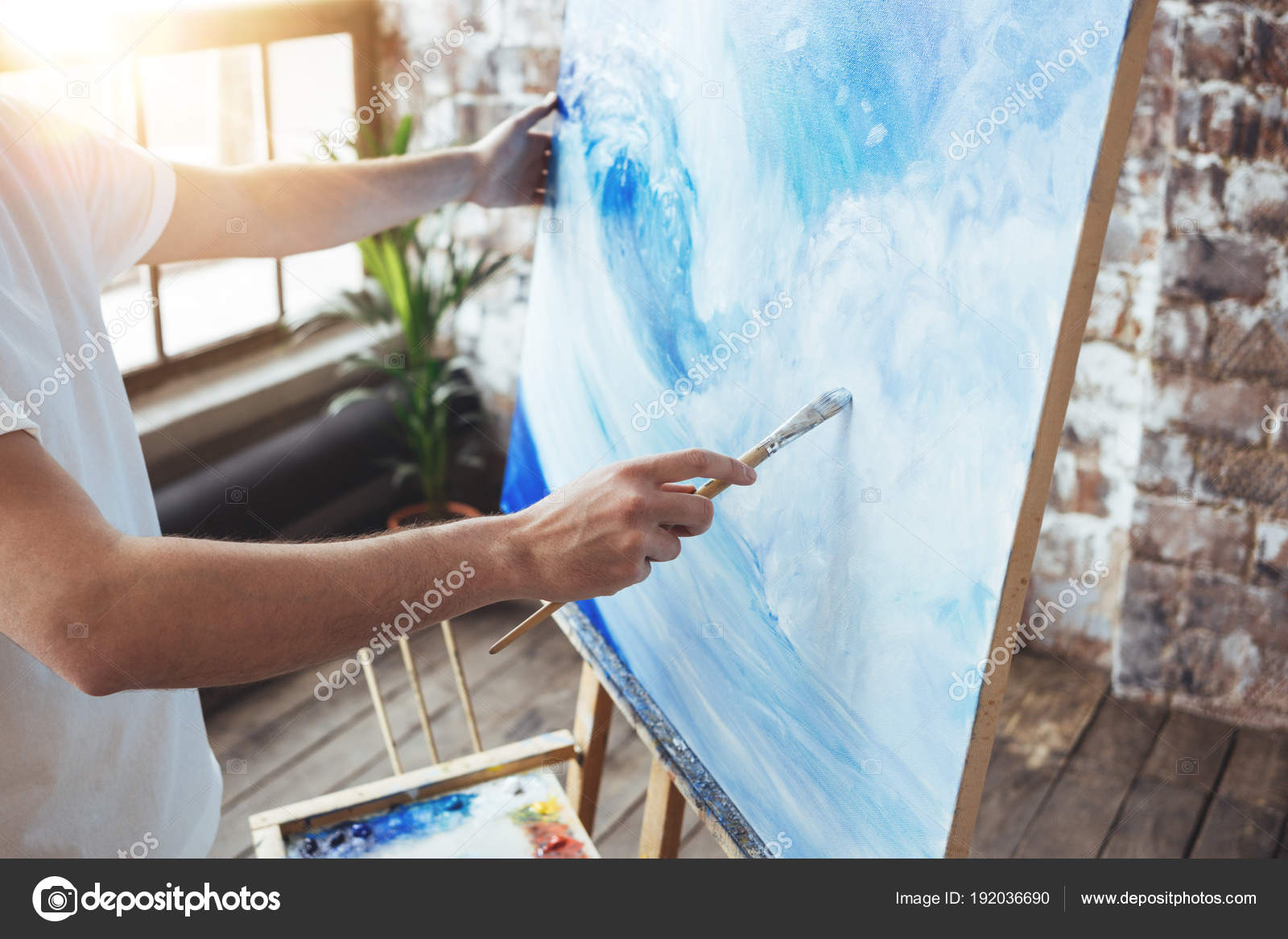 Process Drawing Artist Work Art Loft Studio Oilpaints Painter Hold ...