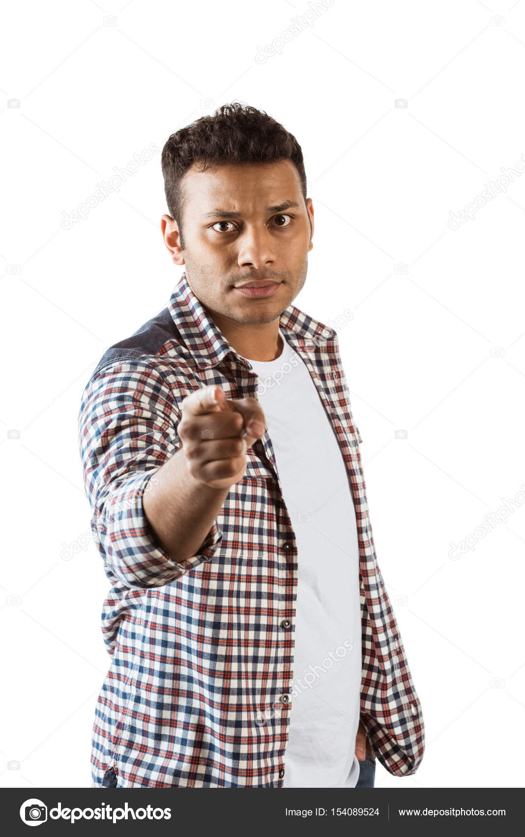 Person Pointing At Camera
