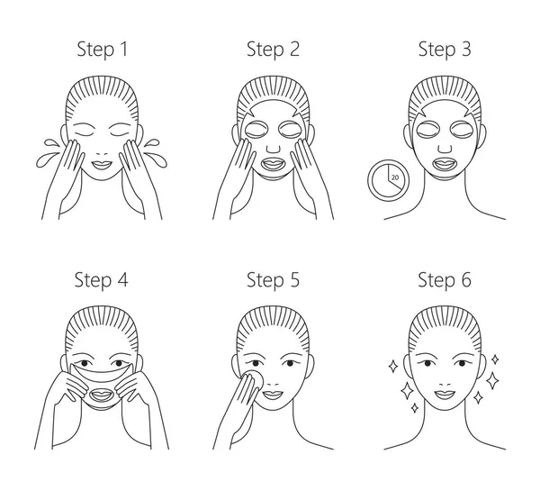 818 Facial steps Vector Images, Facial steps Illustrations | Depositphotos