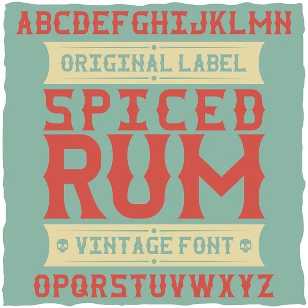 19,865,558 Rum font Vector Images | Depositphotos