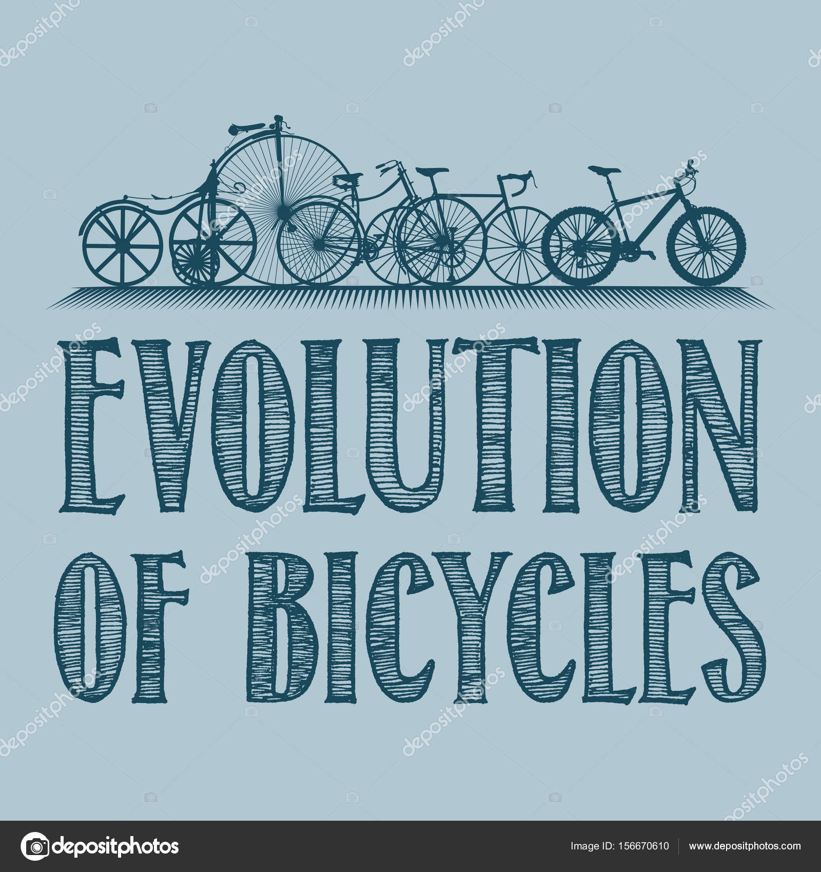 Evolution Of Transport Poster Stock Vector Image by ©antonantipov ...