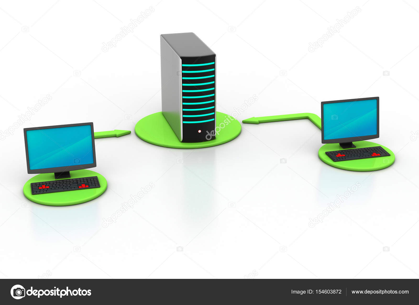 Wireless networking system Stock Photo by ©manojmadhu144@gmail.com ...
