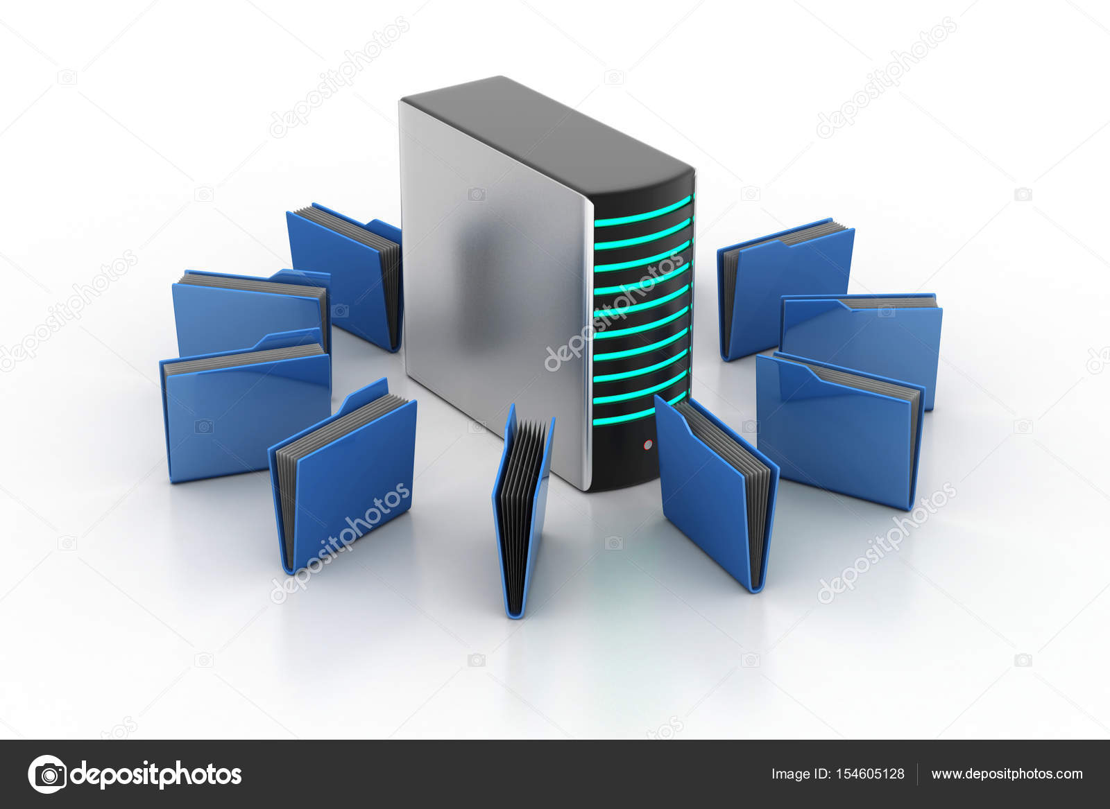 Server with file folder — Stock Photo © manojmadhu144@gmail.com #154605128