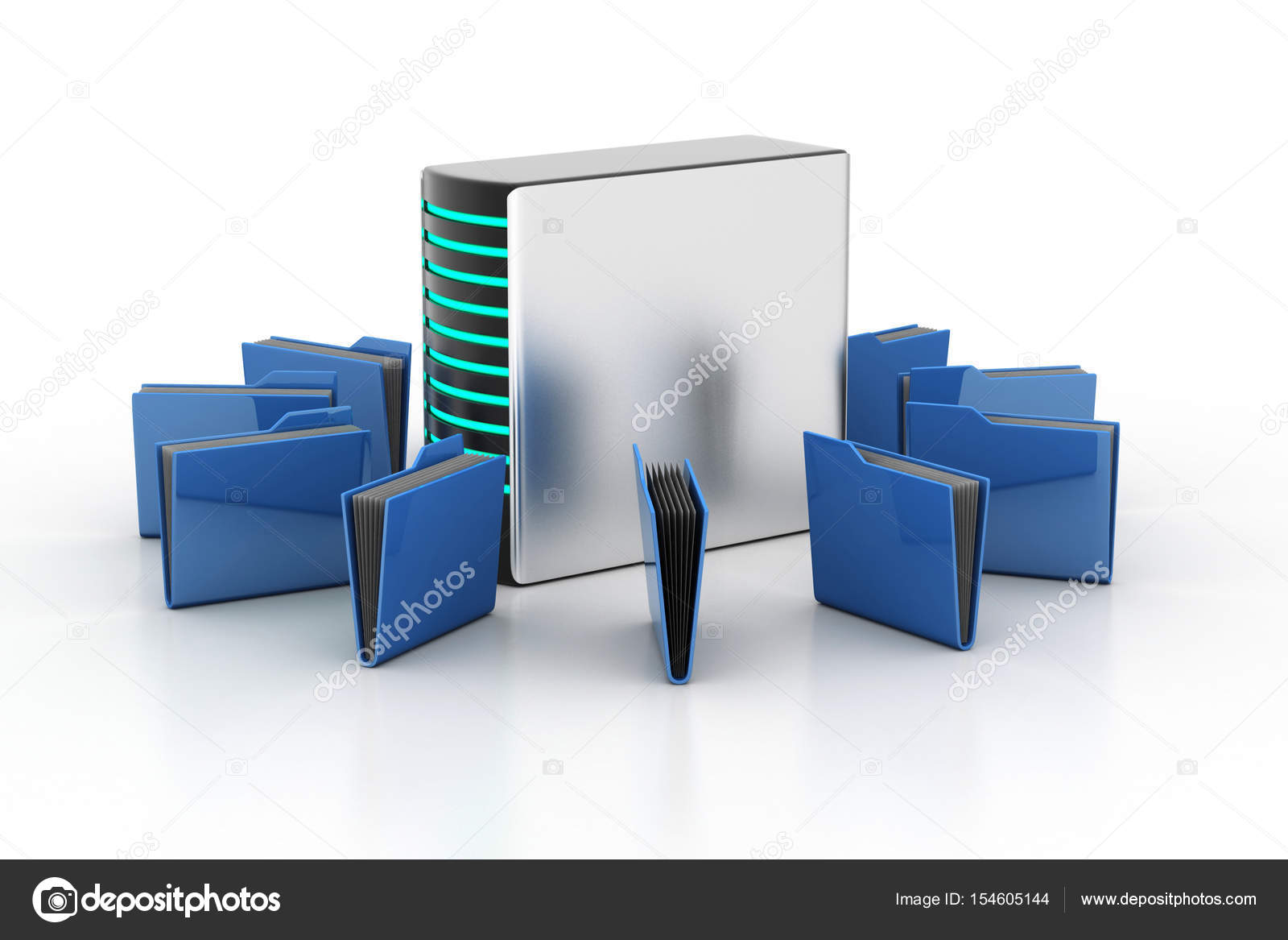 Server with file folder — Stock Photo © manojmadhu144@gmail.com #154605144