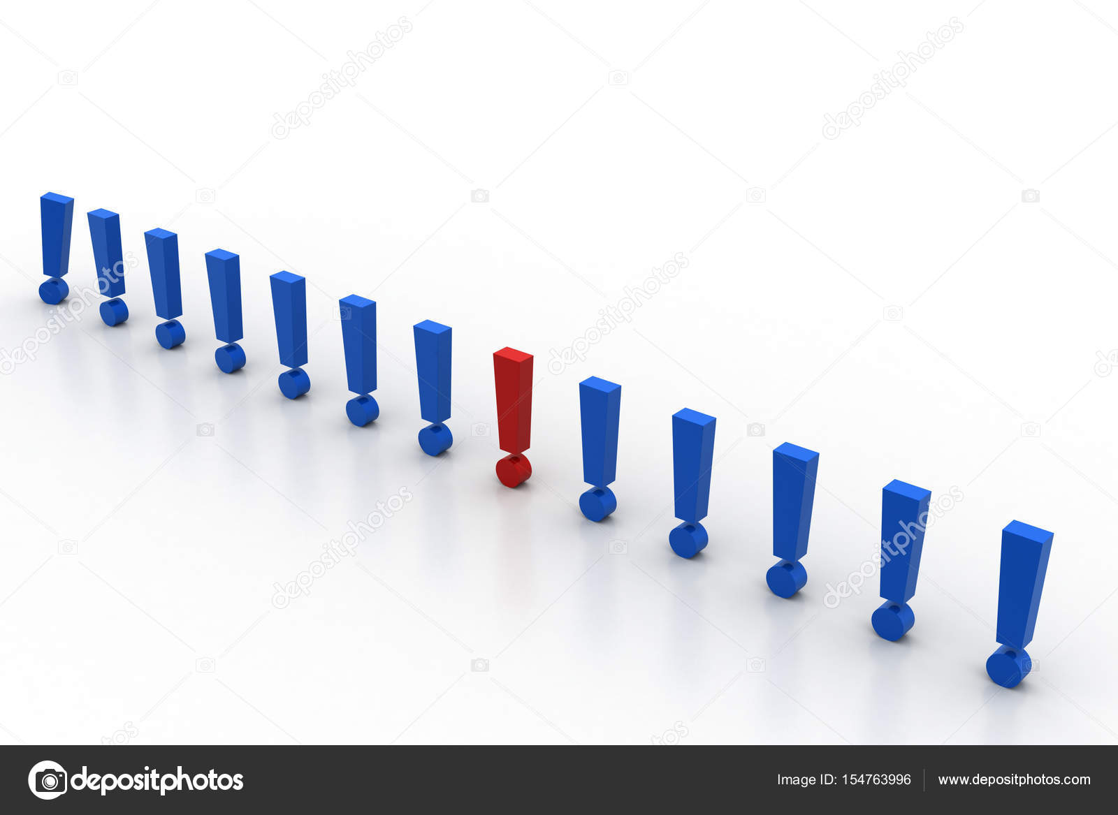 Exclamation Mark Different Colors Stock Photo by ©manojmadhu144@gmail ...