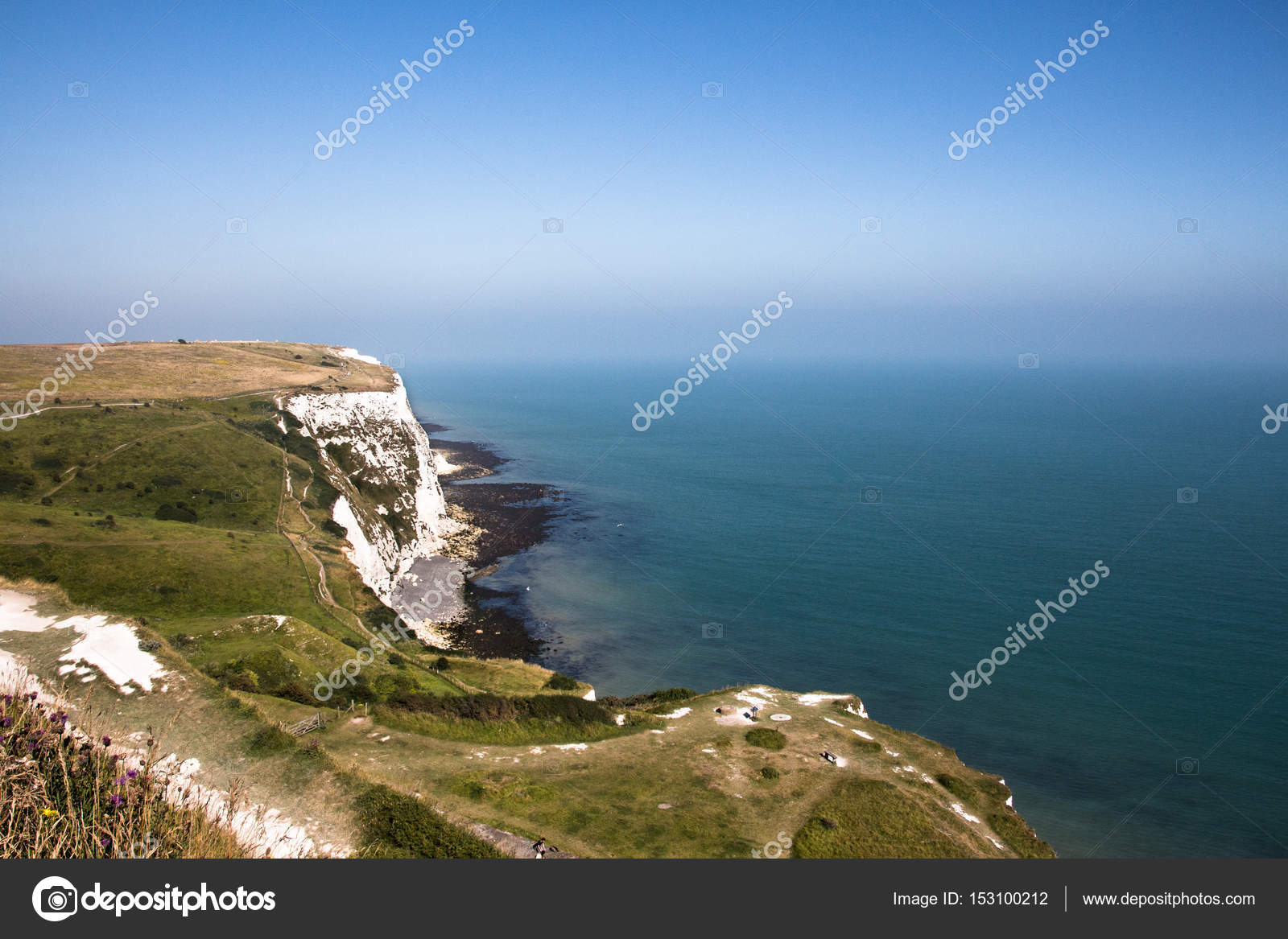 White cliffs of Dover — Stock Photo © ramon.portelli@gmail.com #153100212