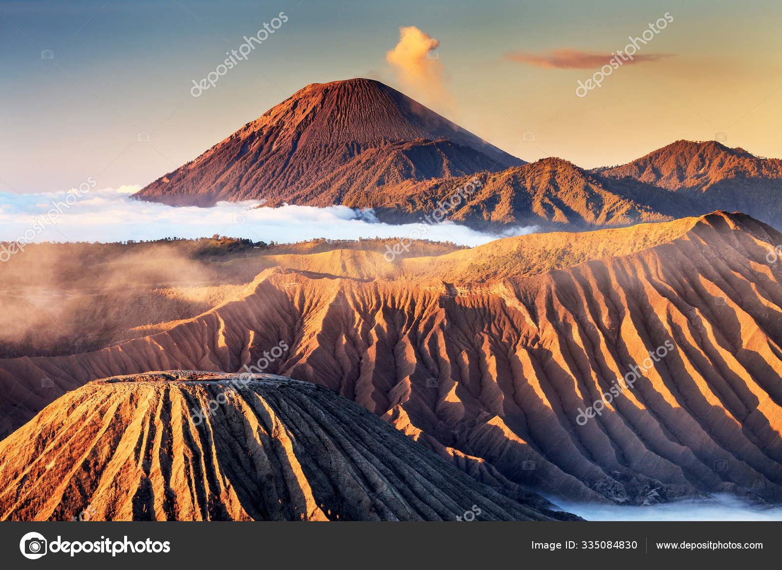 Volcanic Sunrise Bromo National Park Stock Photo by ©Helminadia_Ranford ...