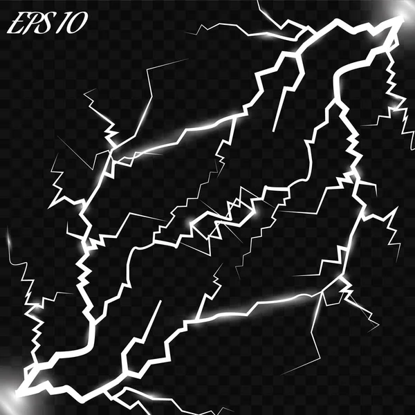 Vector Electricity Charge Effect Electric Lighting Abstract Techno ...