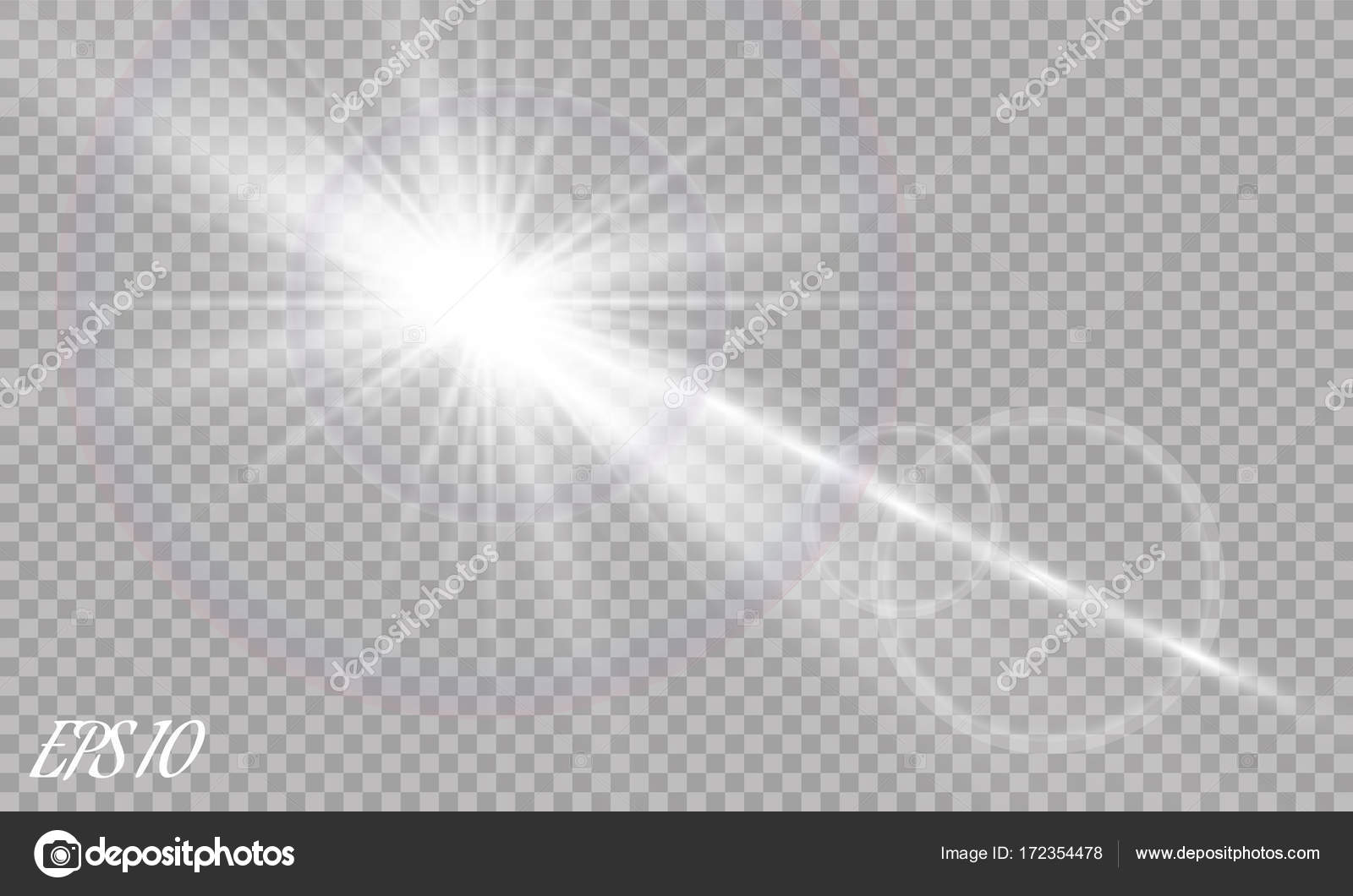 Sun Lens Flare Transparent