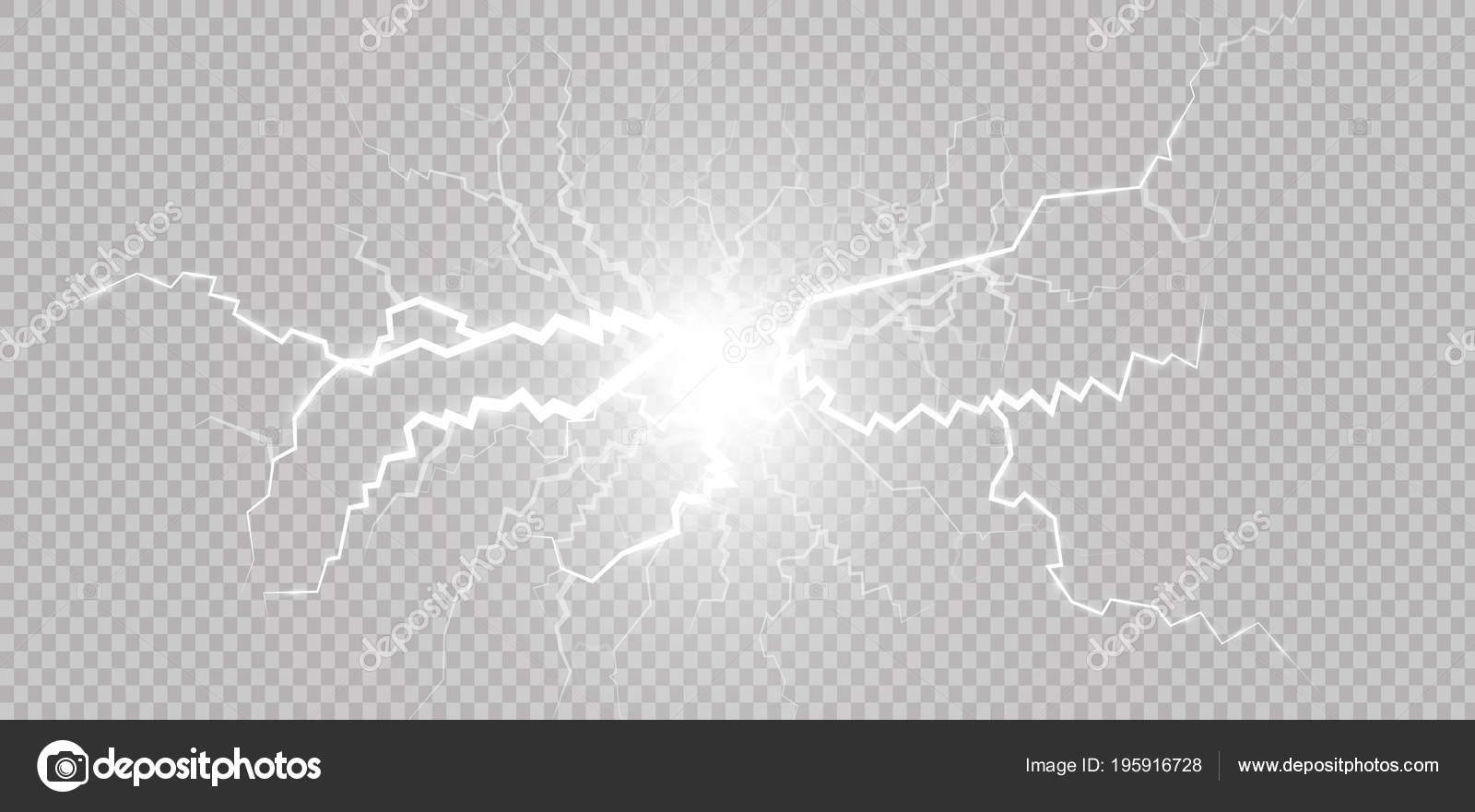 Vector Electricity Charge Effect Electric Lighting Abstract Techno ...