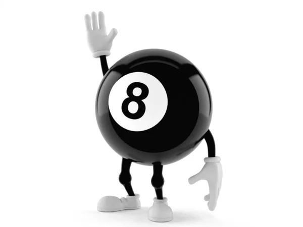 Eight ball character with blank blackboard Stock Photo by ©Talaj 319776812