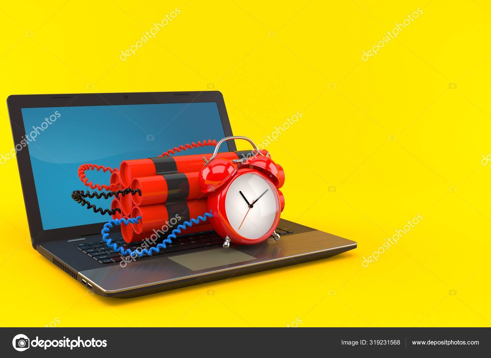 Time Bomb Virus Computer