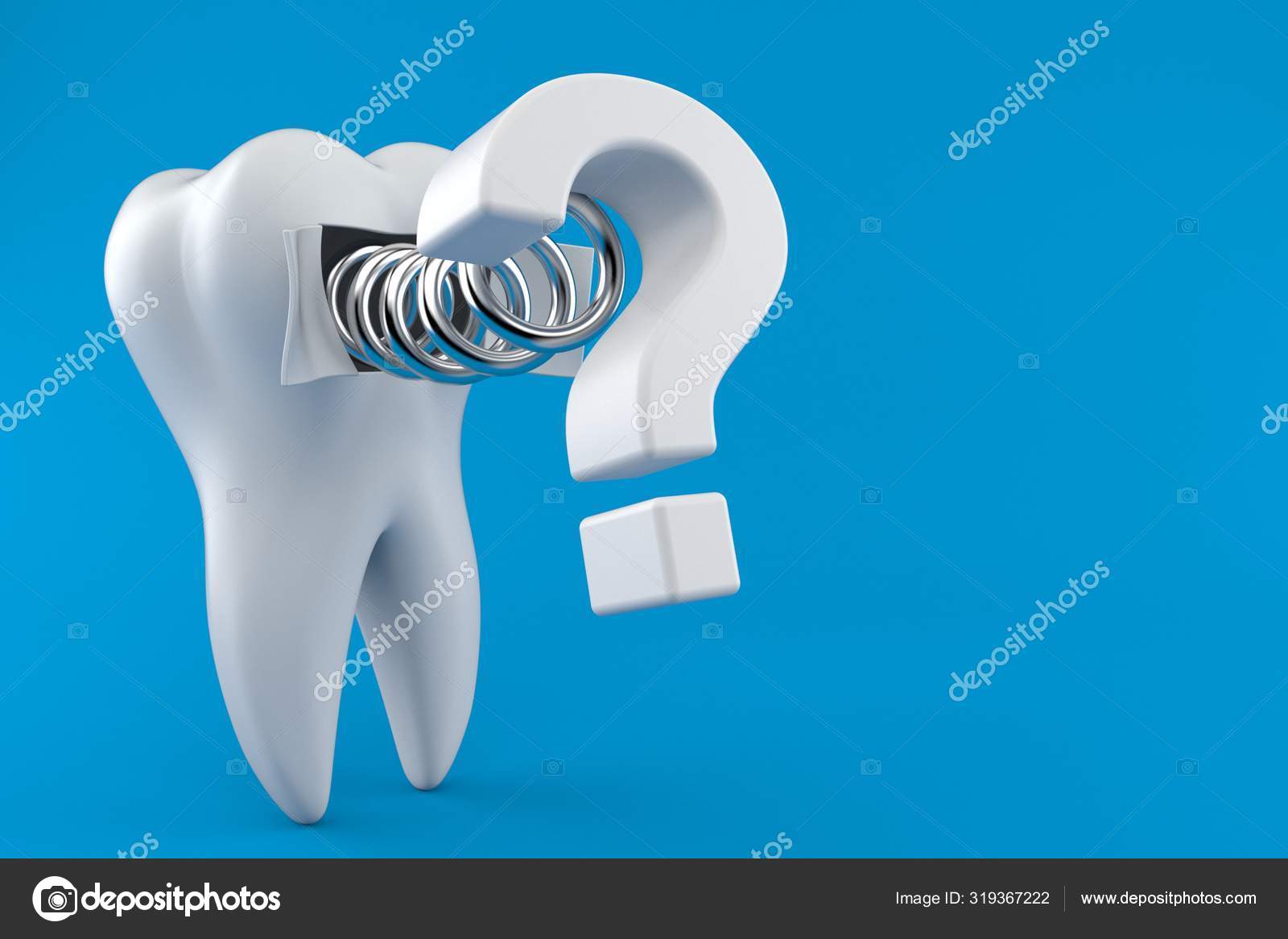 Zahn mit Fragezeichen - Stockfotografie: lizenzfreie Fotos © Talaj ...