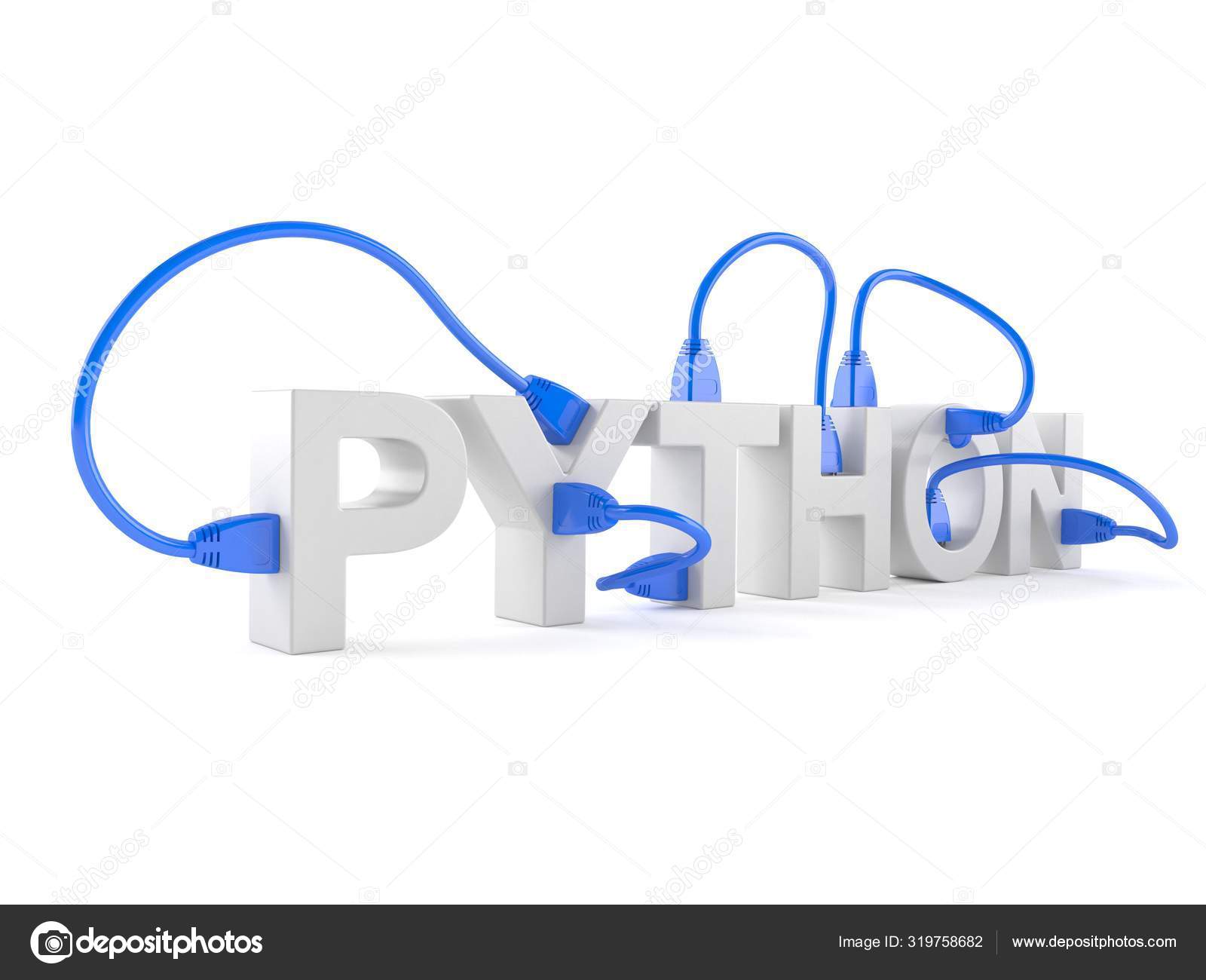 Python text with network cables Stock Photo by ©Talaj 319758682