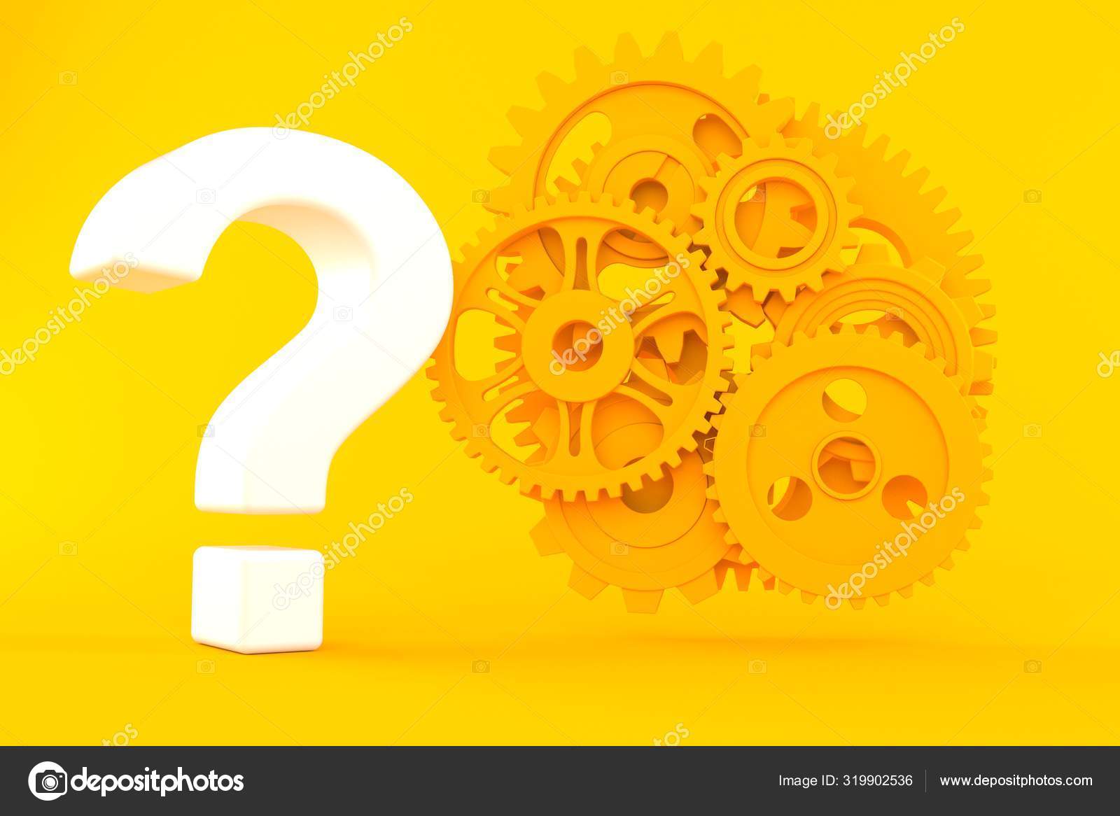 Teamwork background with question mark Stock Photo by ©Talaj 319902536