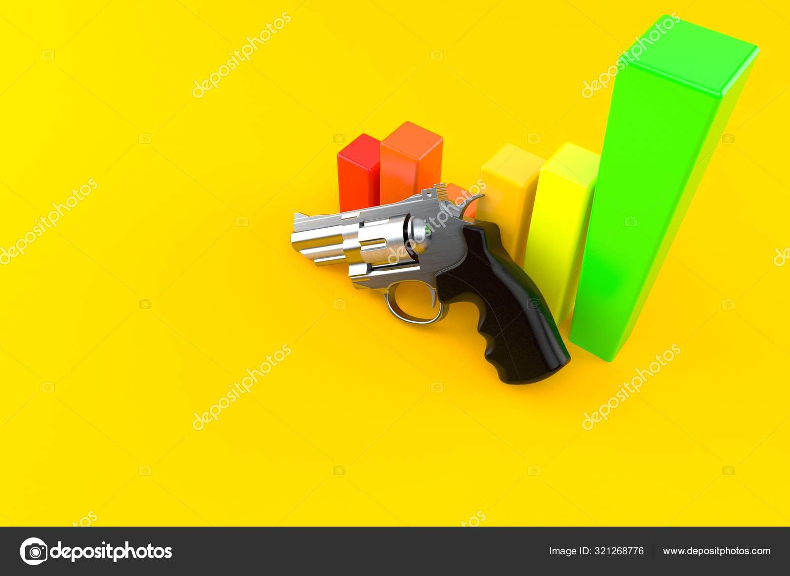 Gun with chart Stock Illustration by ©Talaj #321268776