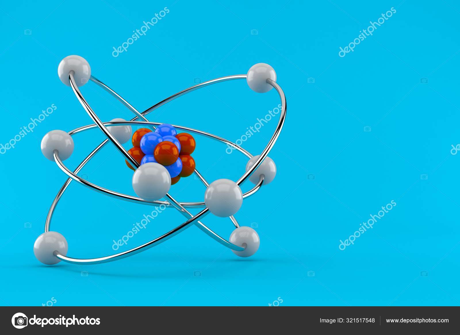 Atom model — Stock Photo © Talaj #321517548