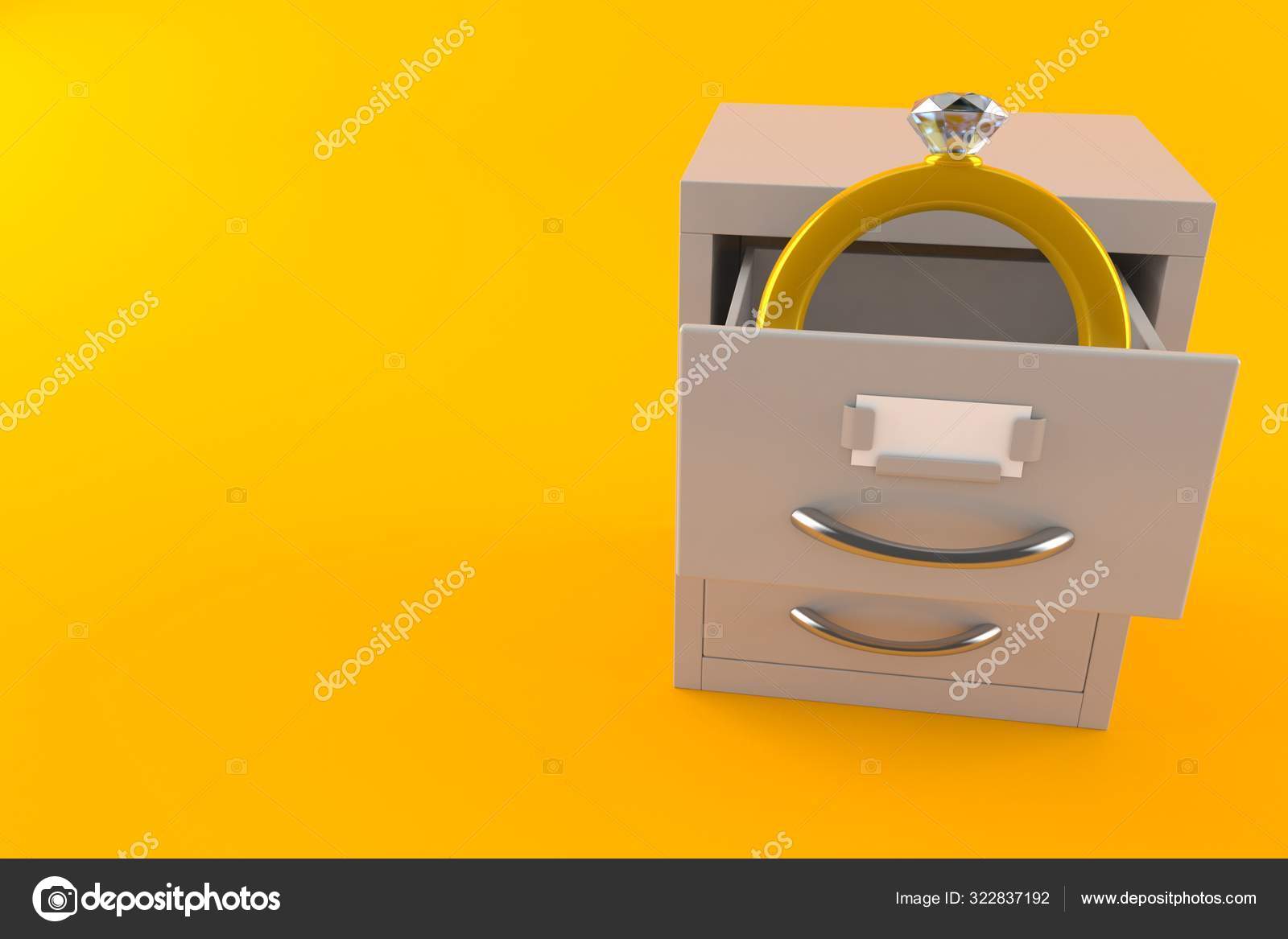 Engagement ring inside archive Stock Photo by ©Talaj 322837192