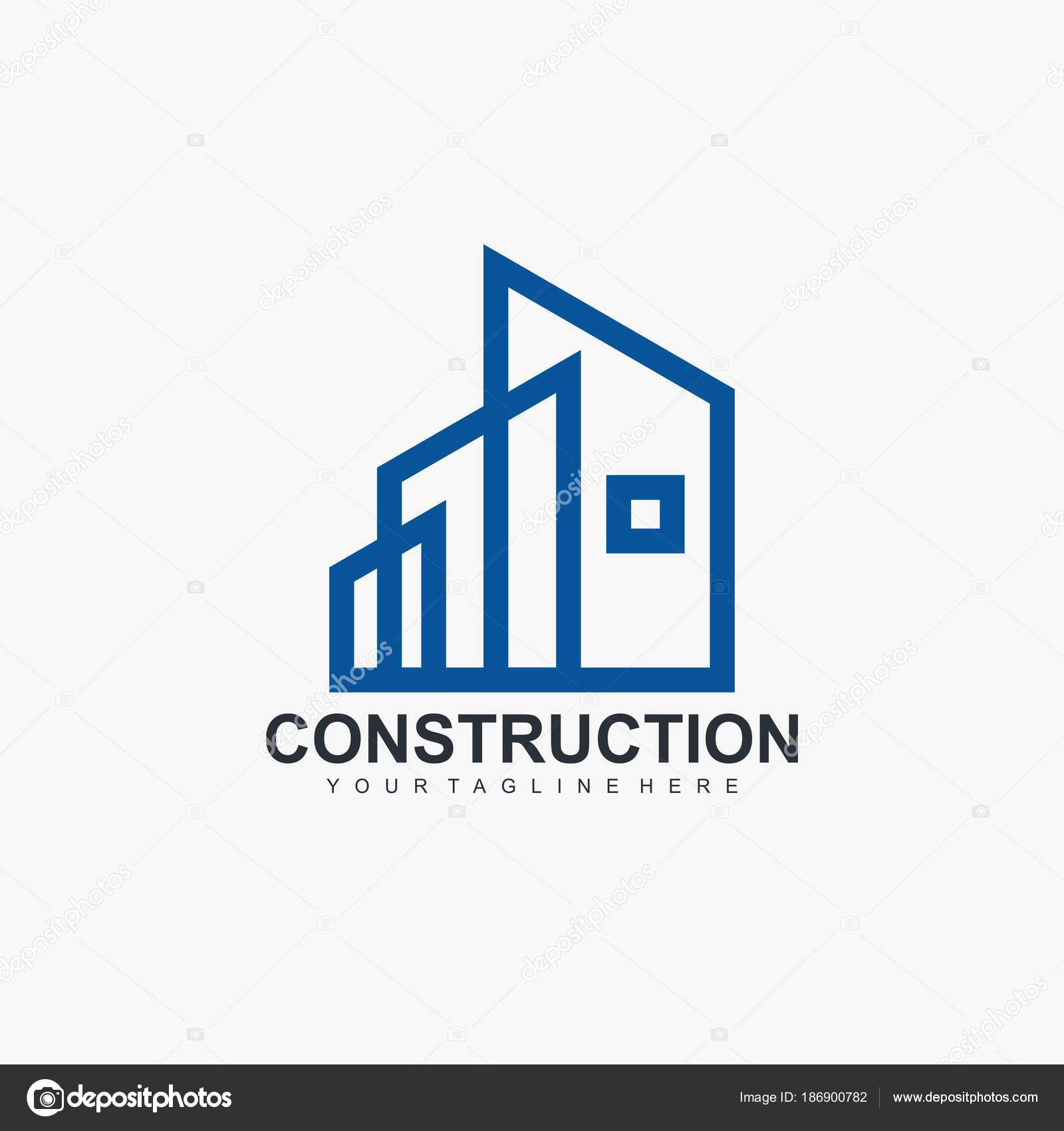 Home Construction Logo Element Stock Vector by ©Dynecreative 186900782