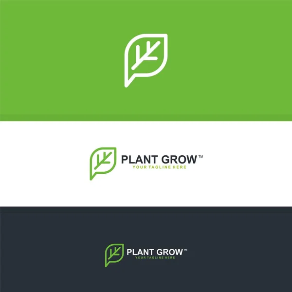 100,000 Growth logo plant Vector Images | Depositphotos