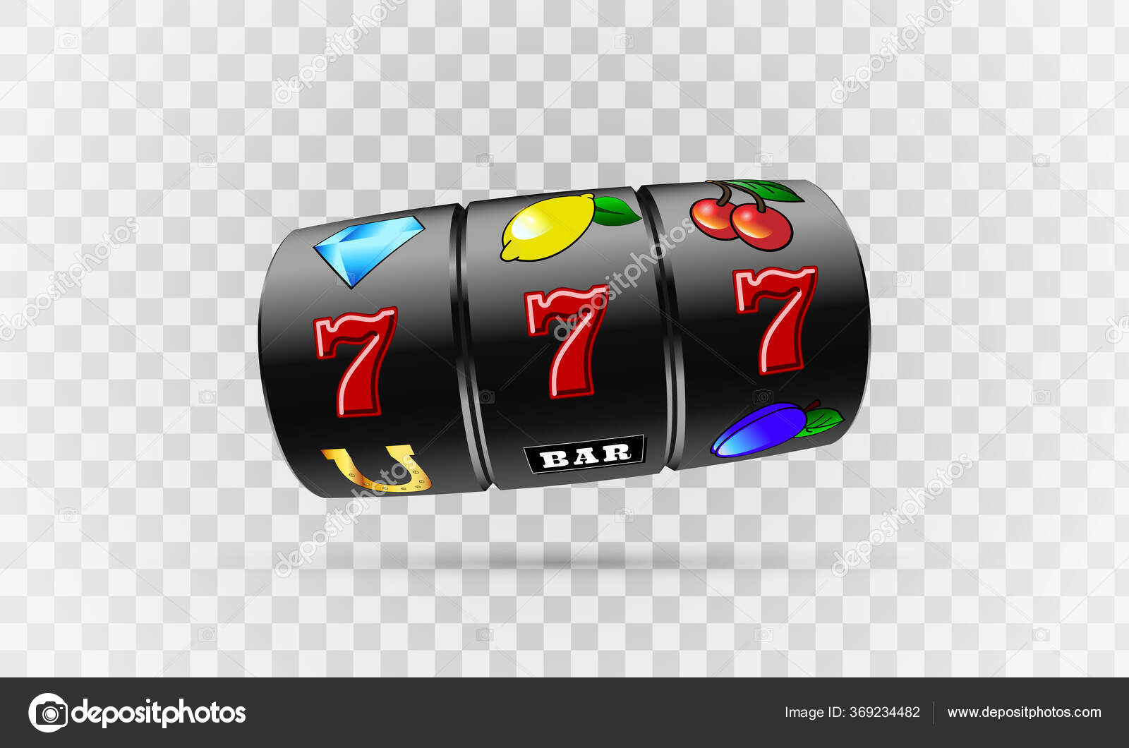 Lucky 7 Bar Slot Machine