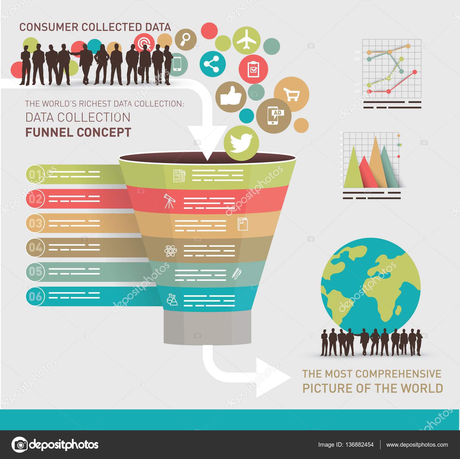 Data collection concept Stock Vector by ©levente 136882454
