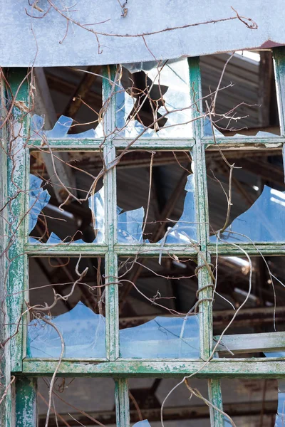 Broken factory window Stock Photos, Royalty Free Broken factory window ...