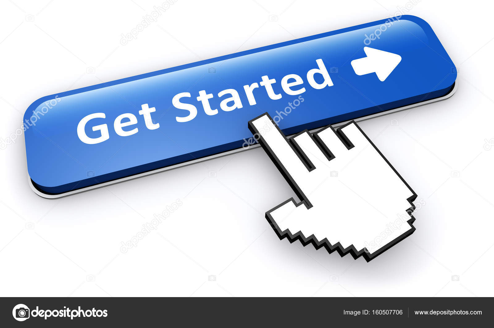 Get Started Button — Stock Photo © NiroDesign #160507706