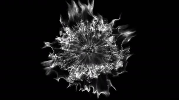 Smoke Explosion Shockwave Effect Divergent Wave Isolated Black ...