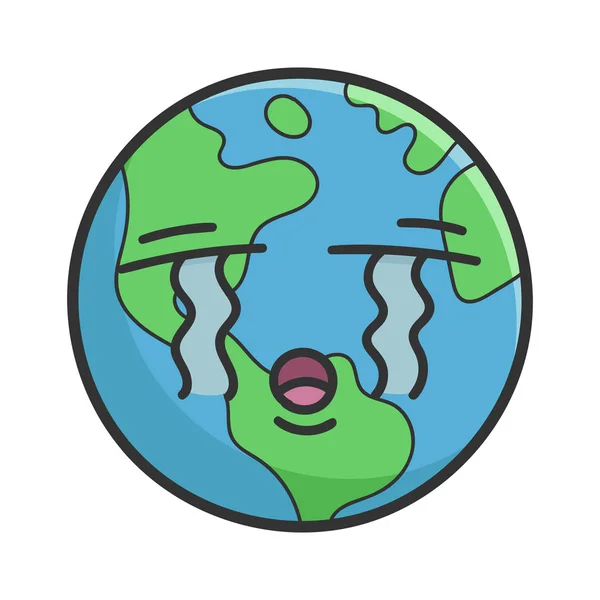 Planet with crying face Vector Images, Royalty-free Planet with crying ...