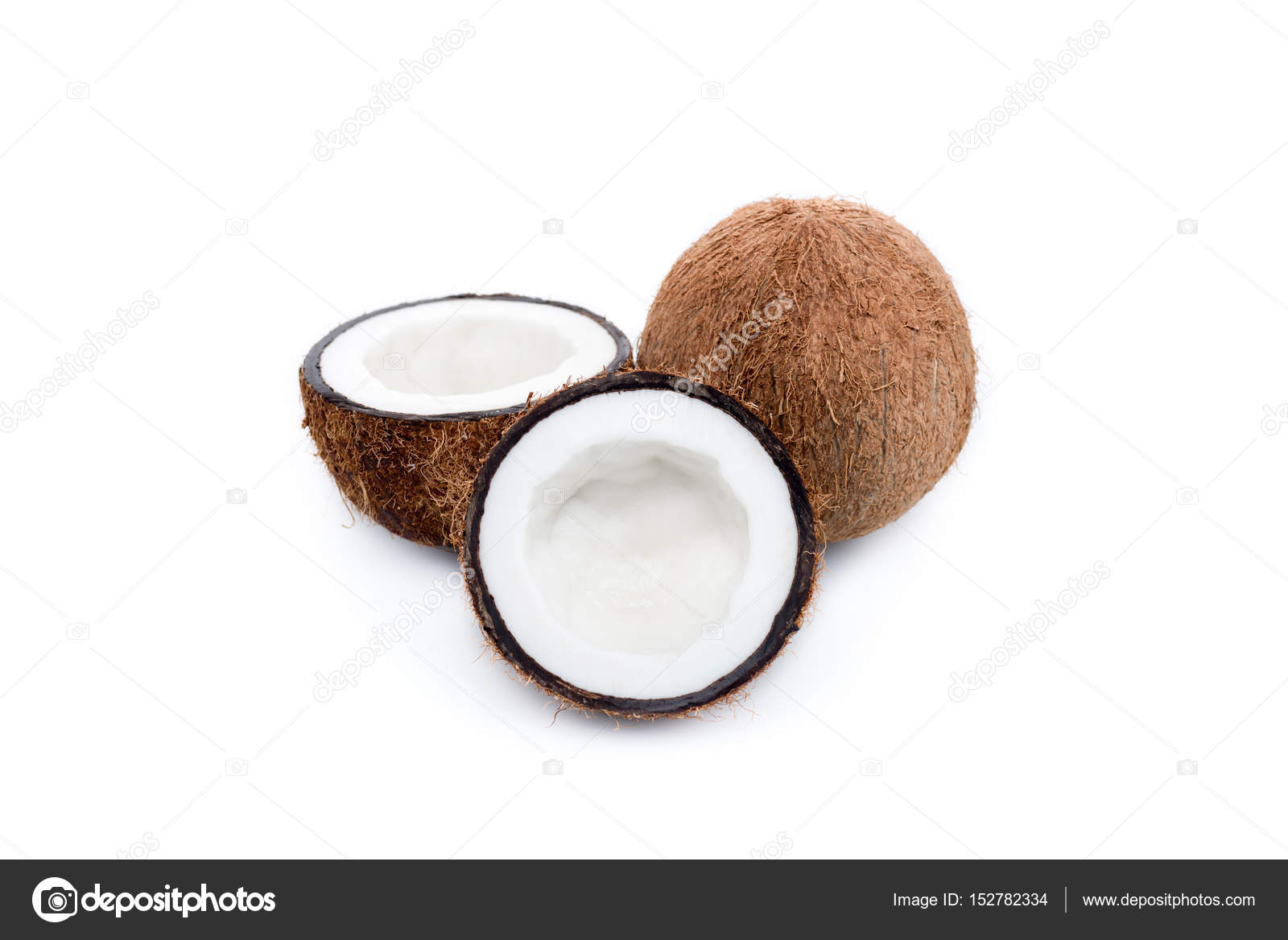 Organic ripe coconuts — Stock Photo © alebloshka #152782334 Organic ripe coconuts — Stock Photo © alebloshka #152782334