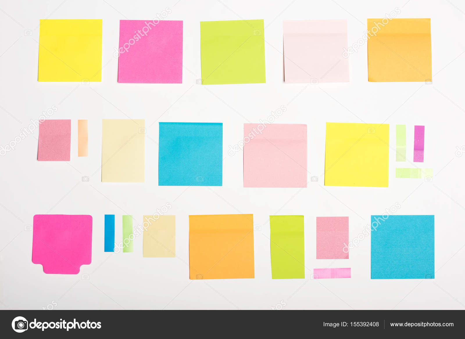 Colorful sticky notes — Stock Photo © alebloshka #155392408