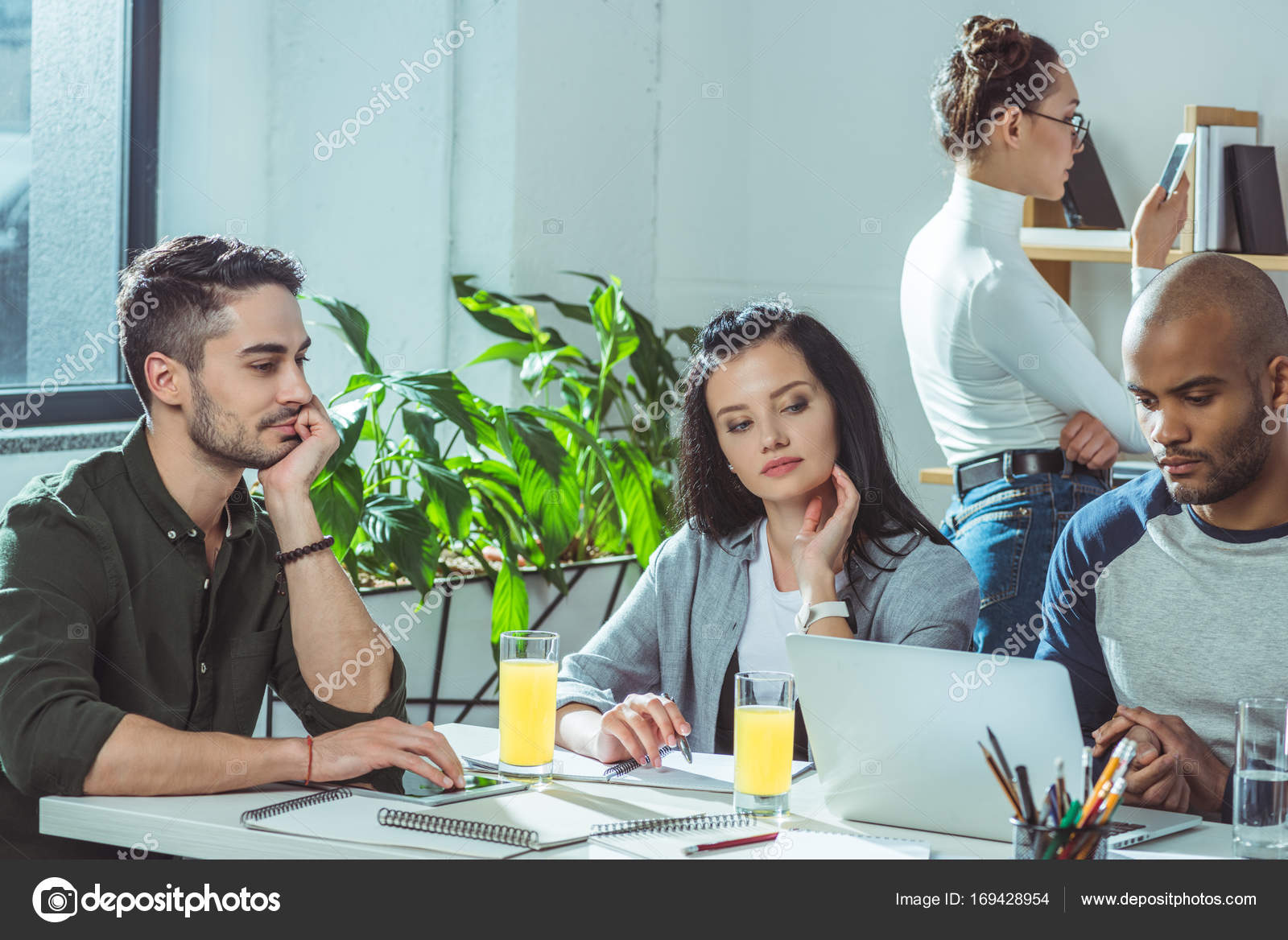 Multiethnic students studying together — Free Stock Photo © alebloshka ... Multiethnic students studying together — Free Stock Photo © alebloshka ...