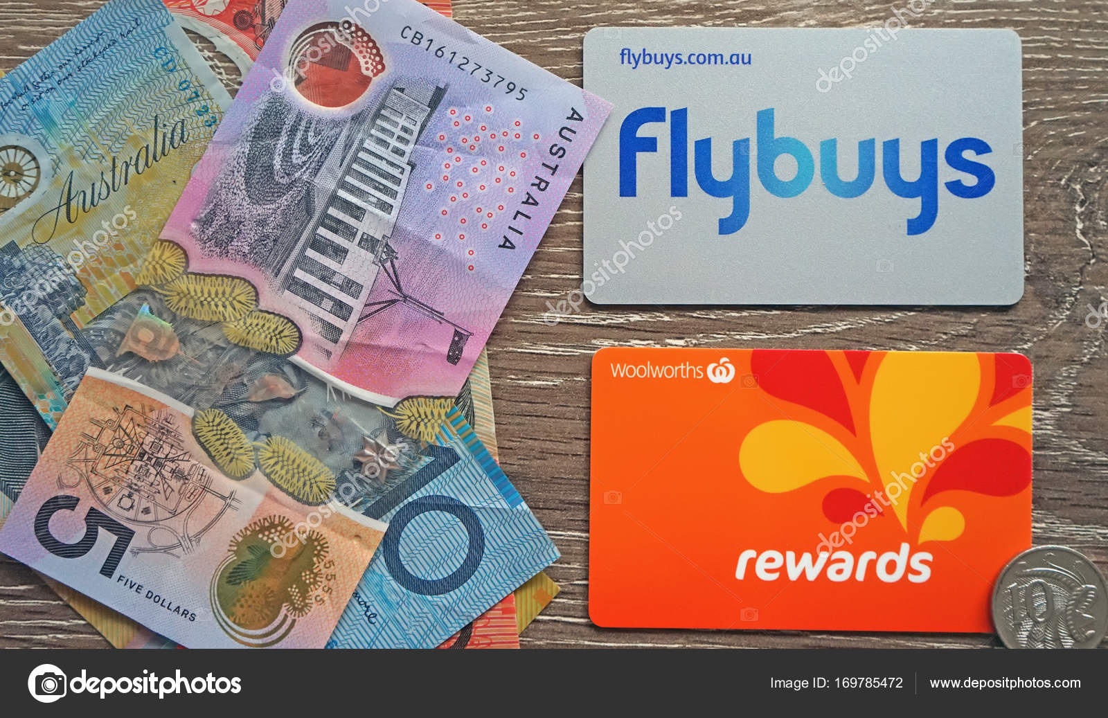 Australian two major supermarket chains rewards cards and local ...
