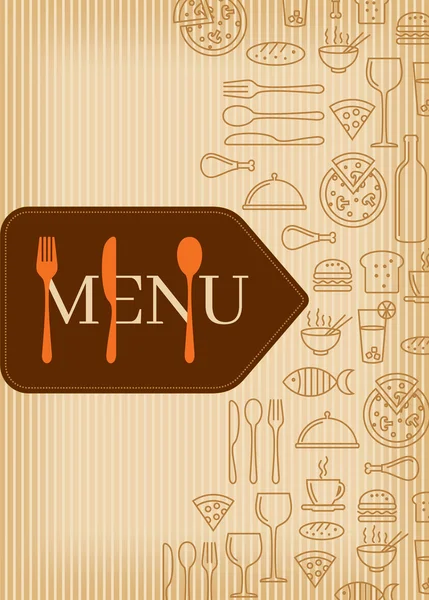 Restaurant menu card design — Stock Vector © arrtfoto #126077096