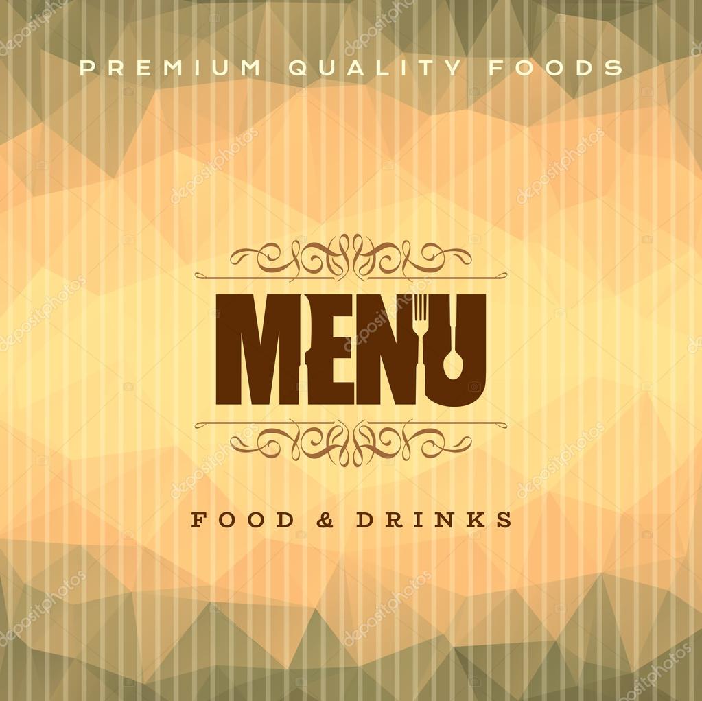 Restaurant menu card design Stock Vector Image by ©arrtfoto #126074914