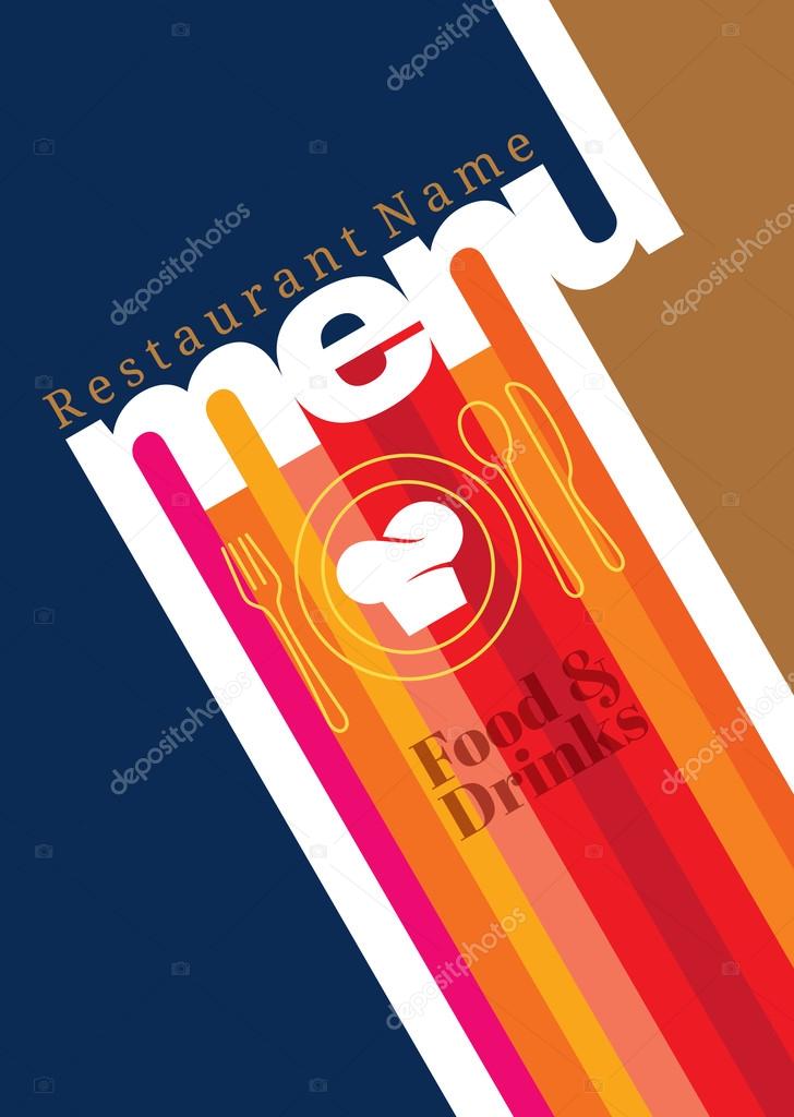 Restaurant menu card design Stock Illustration by ©arrtfoto #126087736