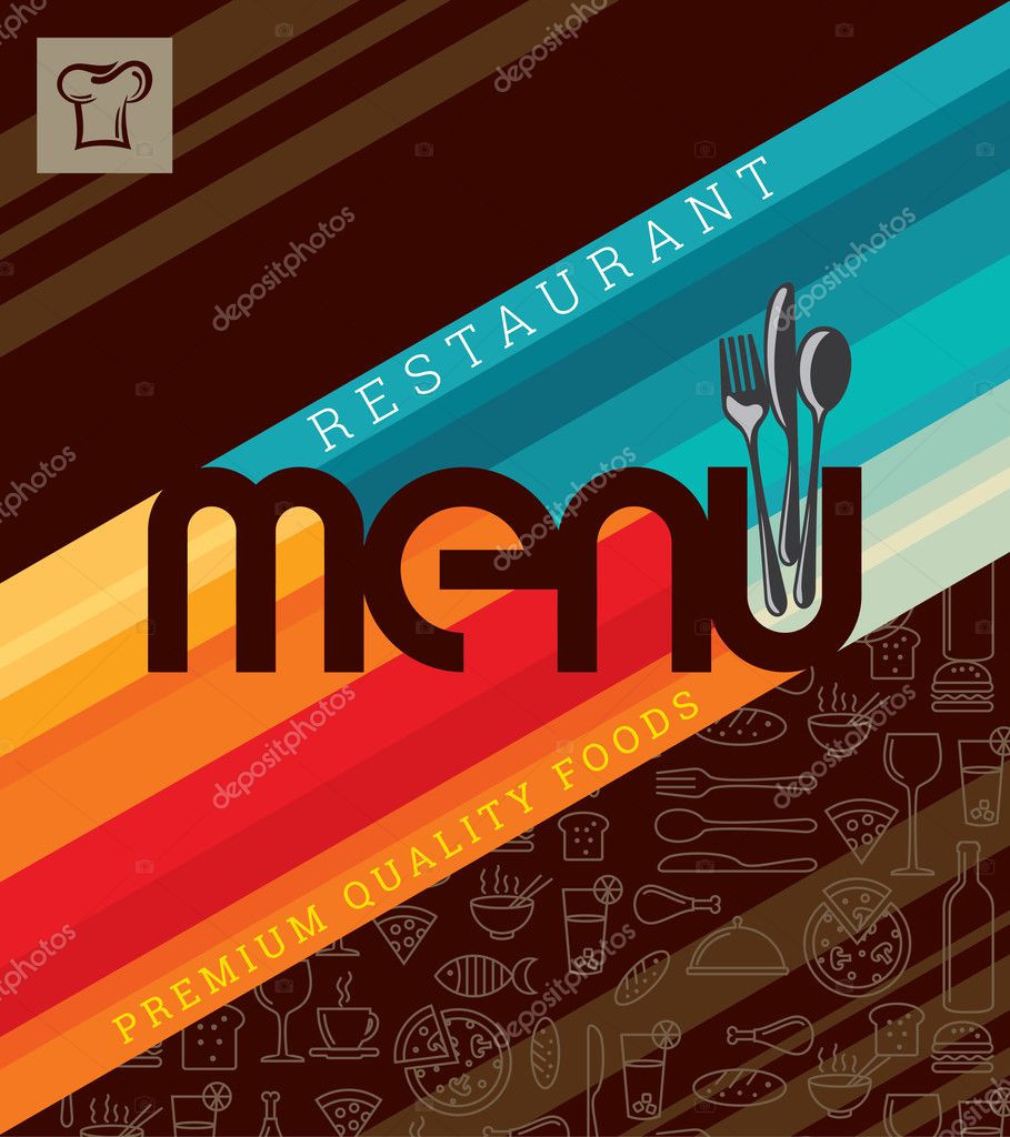 Restaurant menu card design. Stock Vector Image by ©arrtfoto #126126114