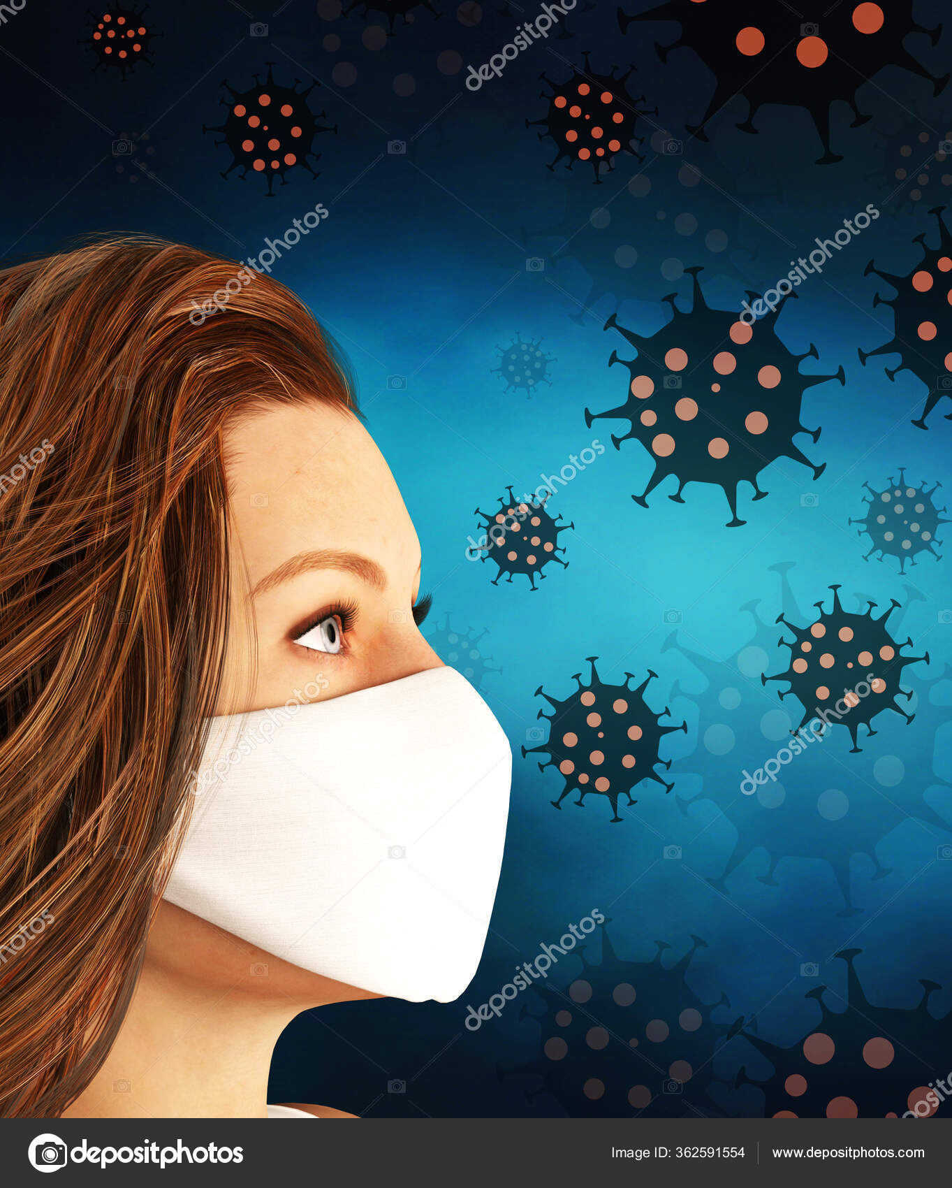 Self Isolation Help Prevent Spreading Virus Covid Coronavirus Social ...