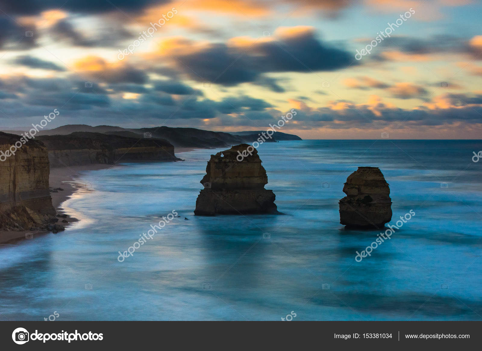 Australia coast sea sunset — Stock Photo © riverriver #153381034