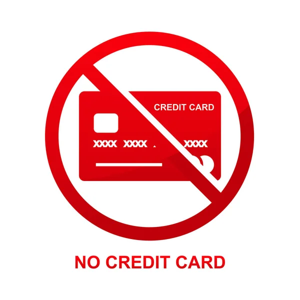 No Credit card sign icon. Debit card symbol. Stock Vector Image by ...