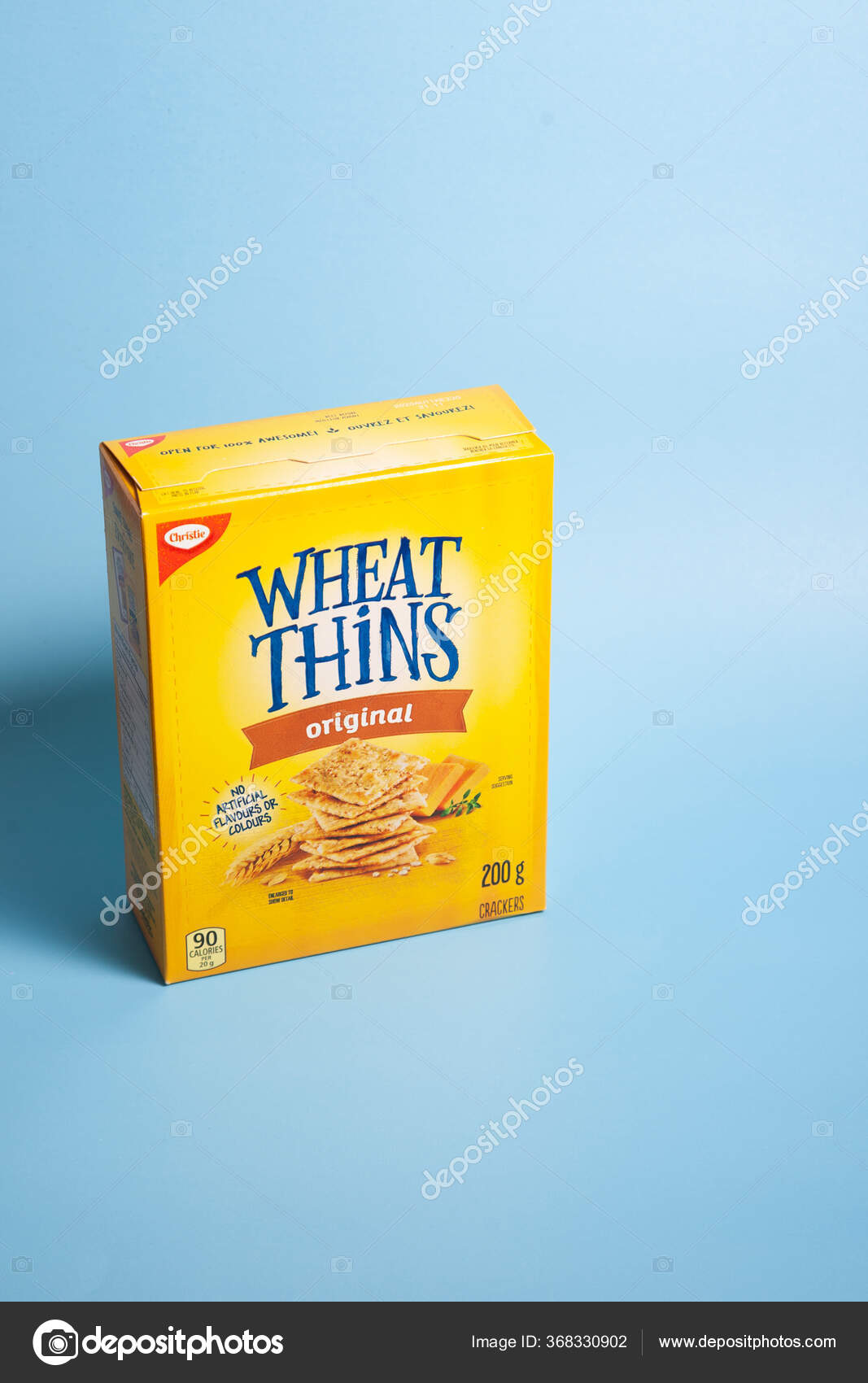 Wheat Thins Box Front And Back