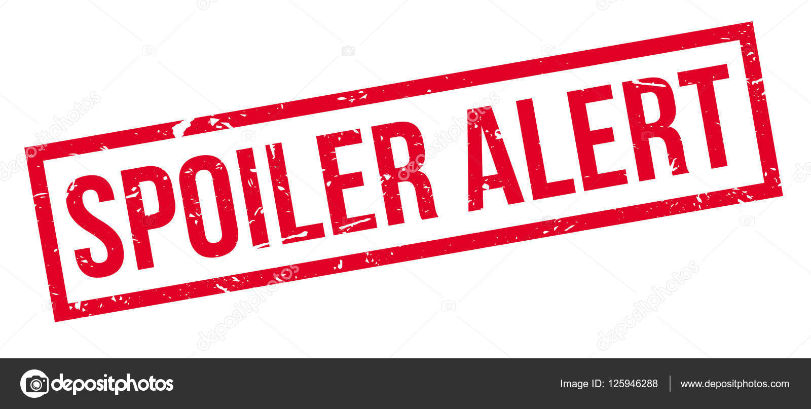 Spoiler Alert rubber stamp Stock Vector by ©lkeskinen0 125946288
